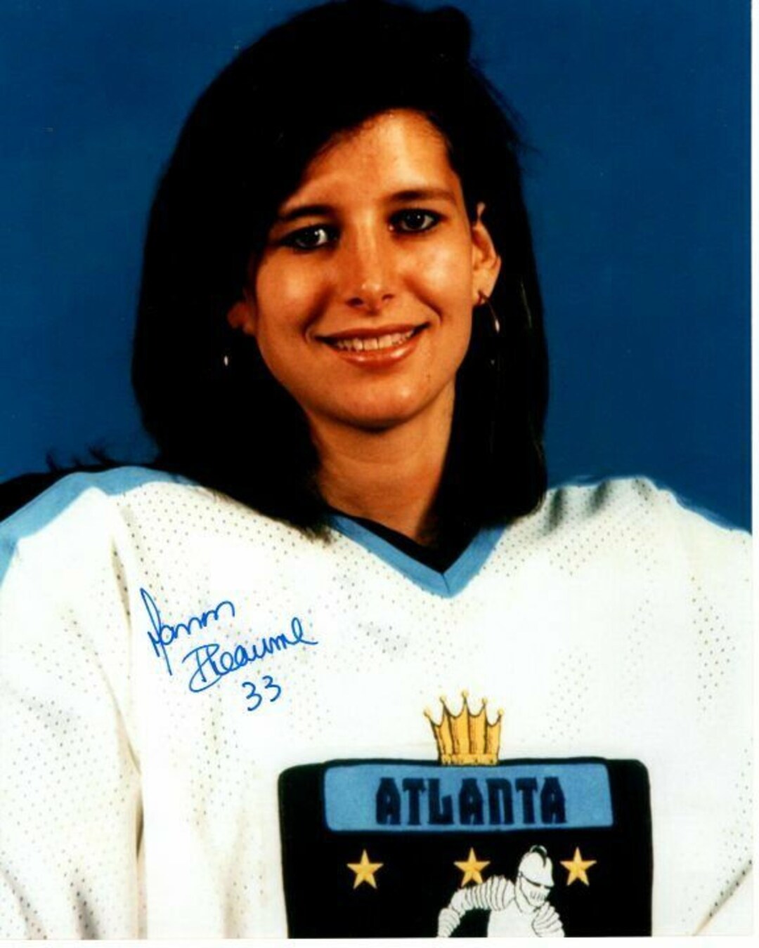 Manon Rheaume Signed 8x10 Ice Hockey Goaltender Photo W/ Hologram Coa ...