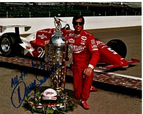 Danny Sullivan Signed Indy 500 Borg Warner Trophy Winner Photo | Etsy