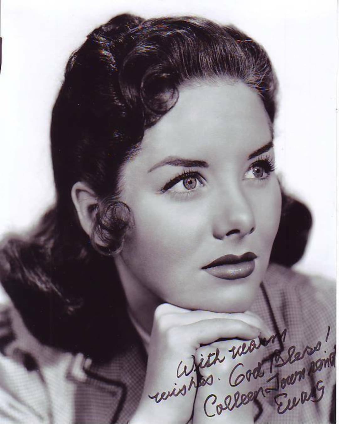 Colleen Townsend Evans Signed Photo W/ Hologram Coa - Etsy