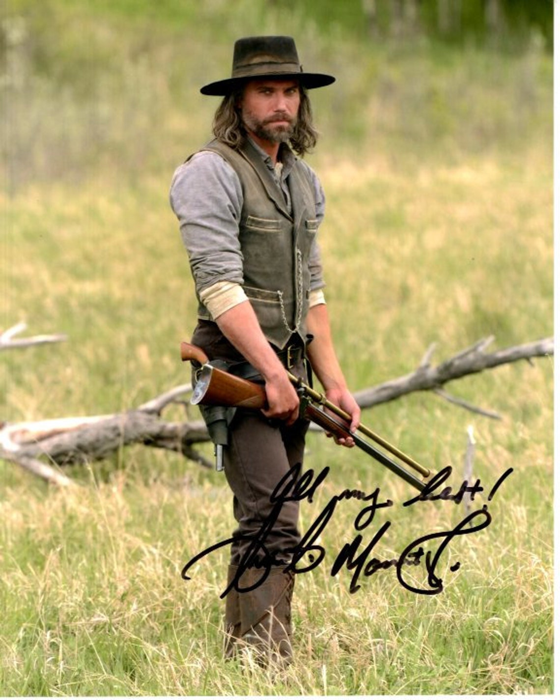 Anson Mount Signed 8x10 Hell on Wheels Cullen Bohannan Photo W ...
