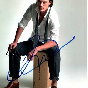 Luke Evans Signed Photo W/ Hologram Coa - Etsy