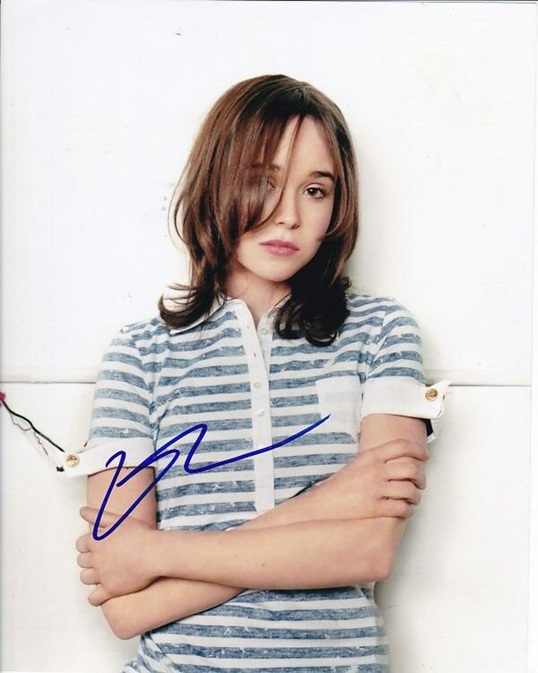 Ellen Elliot Page Signed Photo W/ Hologram Coa - Etsy