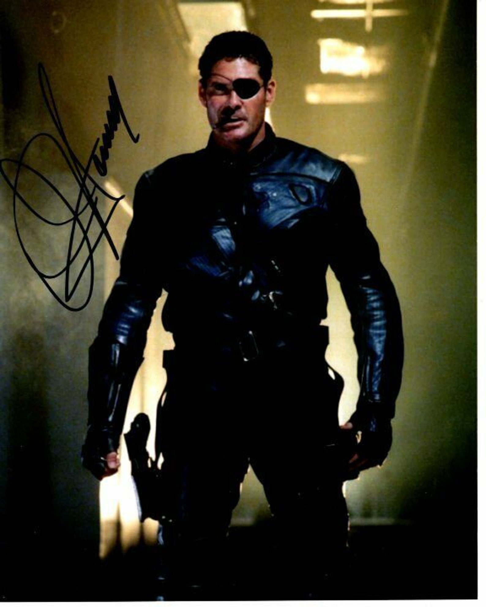 David Hasselhoff Signed Nick Fury Agent of Shield Photo W/ Hologram Coa ...