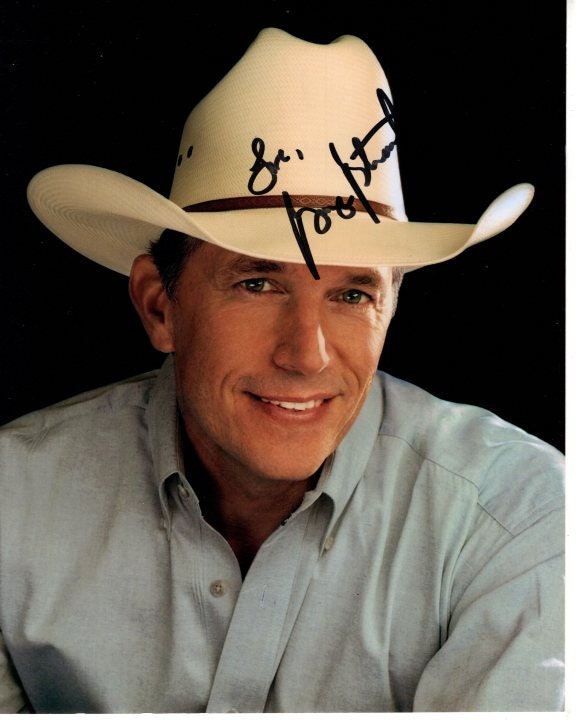 George Strait Signed 8x10 Photo W/ Hologram Coa - Etsy