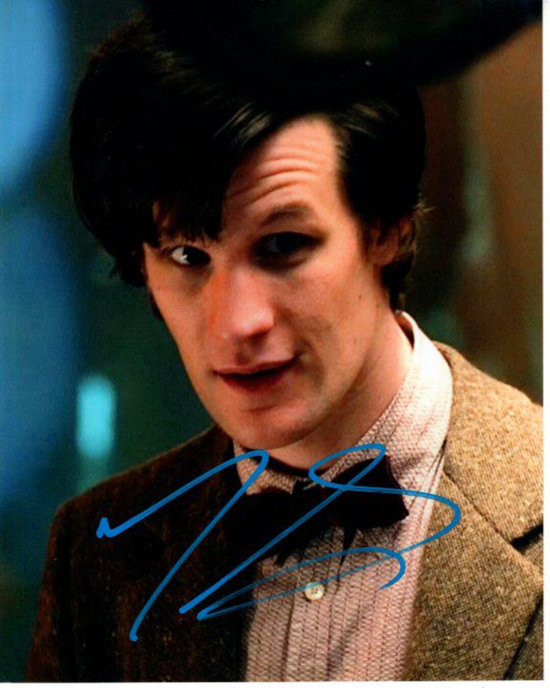 Matt Smith Signed 8x10 Doctor Who Photo W/ Hologram Coa - Etsy