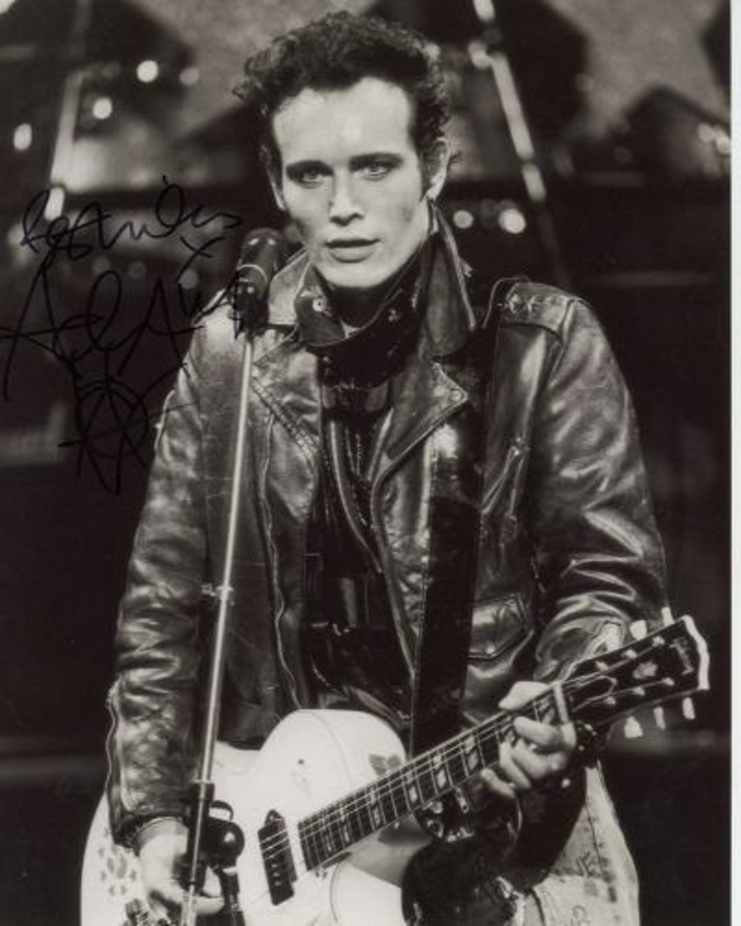 Adam Ant Signed 8x10 Vintage Pose Photo W/ Hologram Coa - Etsy
