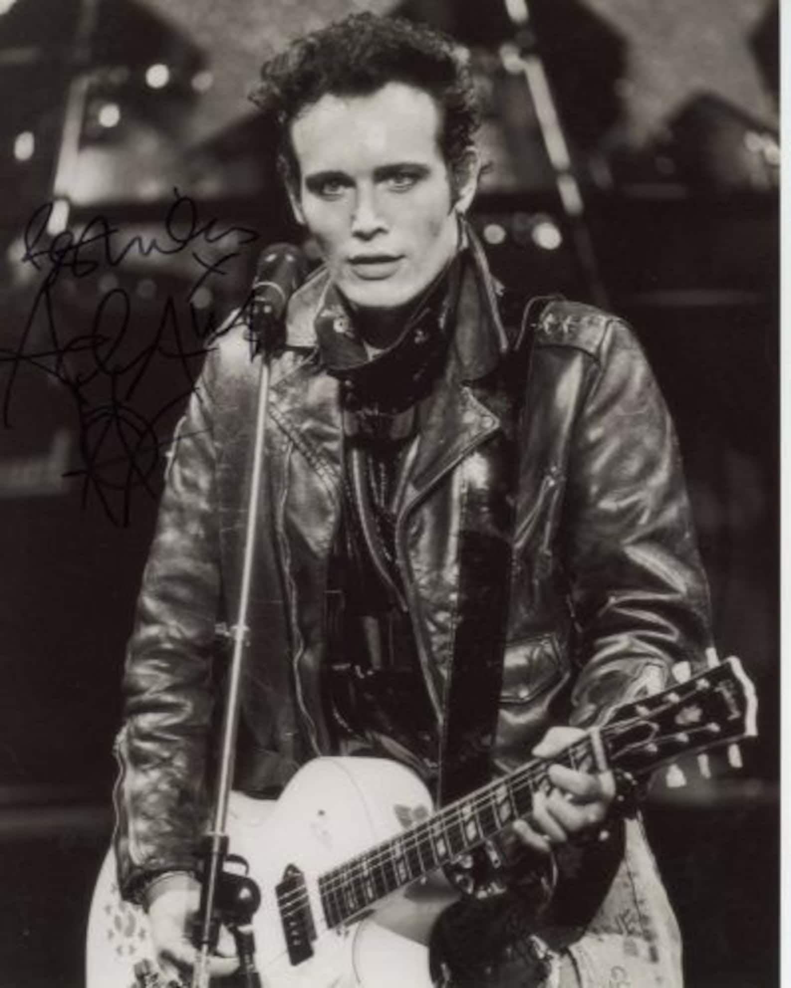 Adam Ant Signed 8x10 Vintage Pose Photo W/ Hologram Coa - Etsy