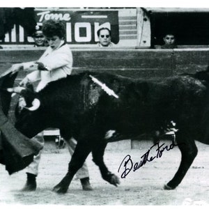 Bette Ford Signed 8x10 Bullfighter Bullfighting Photo W/ Hologram Coa ...
