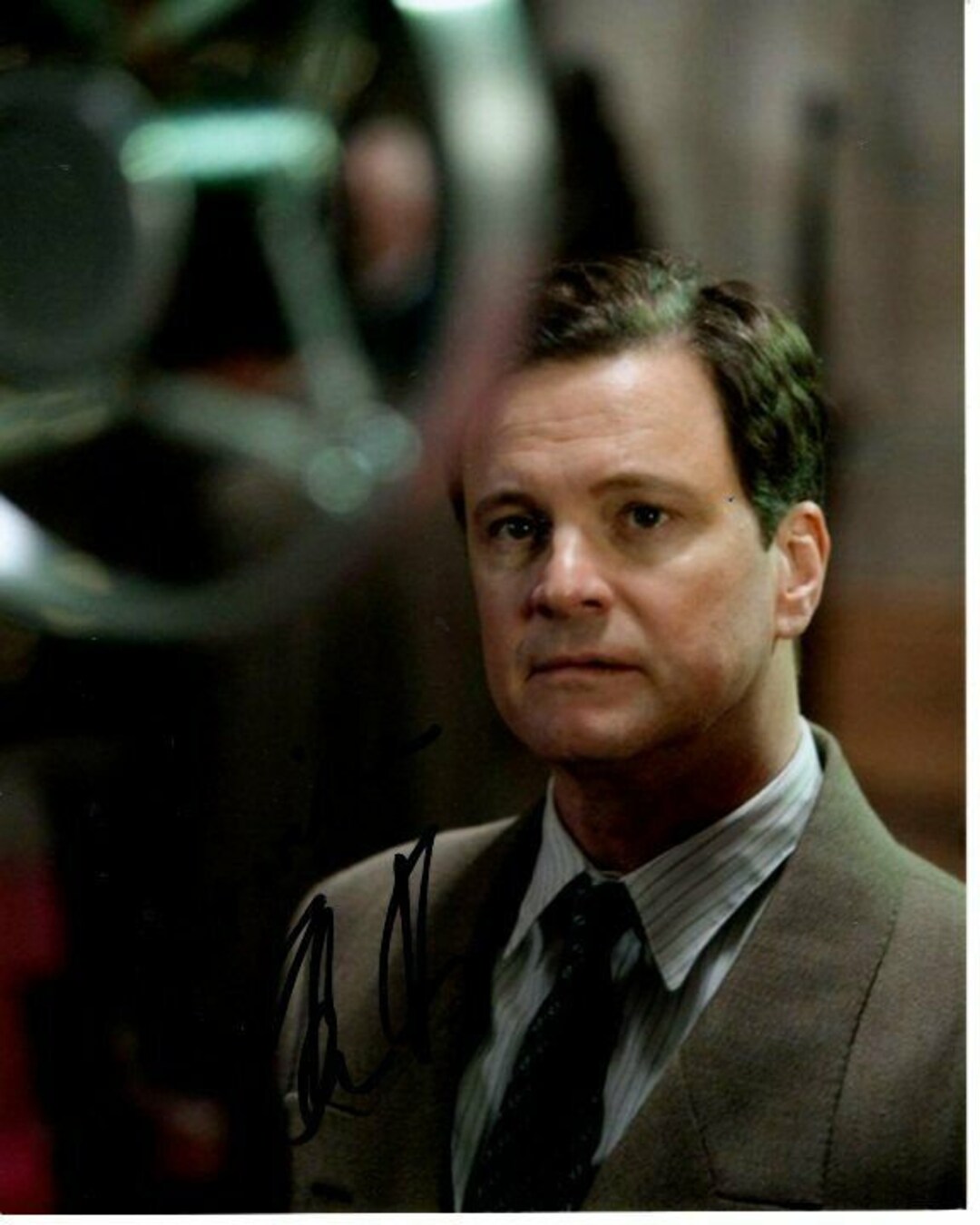 Colin Firth Signed the King's Speech Photo W/ Hologram Coa - Etsy