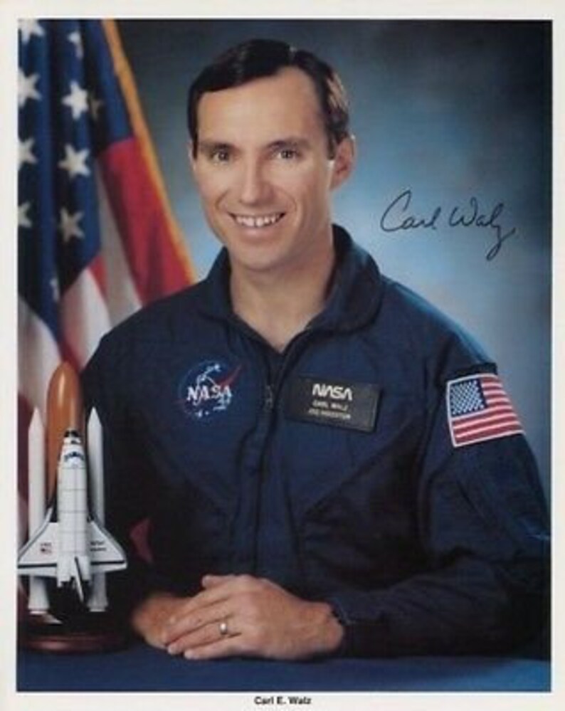 Carl Walz Signed 8X10 Photo W/ Hologram Coa Nasa Astronaut - Etsy