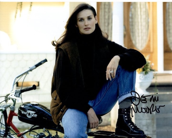 Demi Moore Signed Photo W/ Hologram COA | Etsy