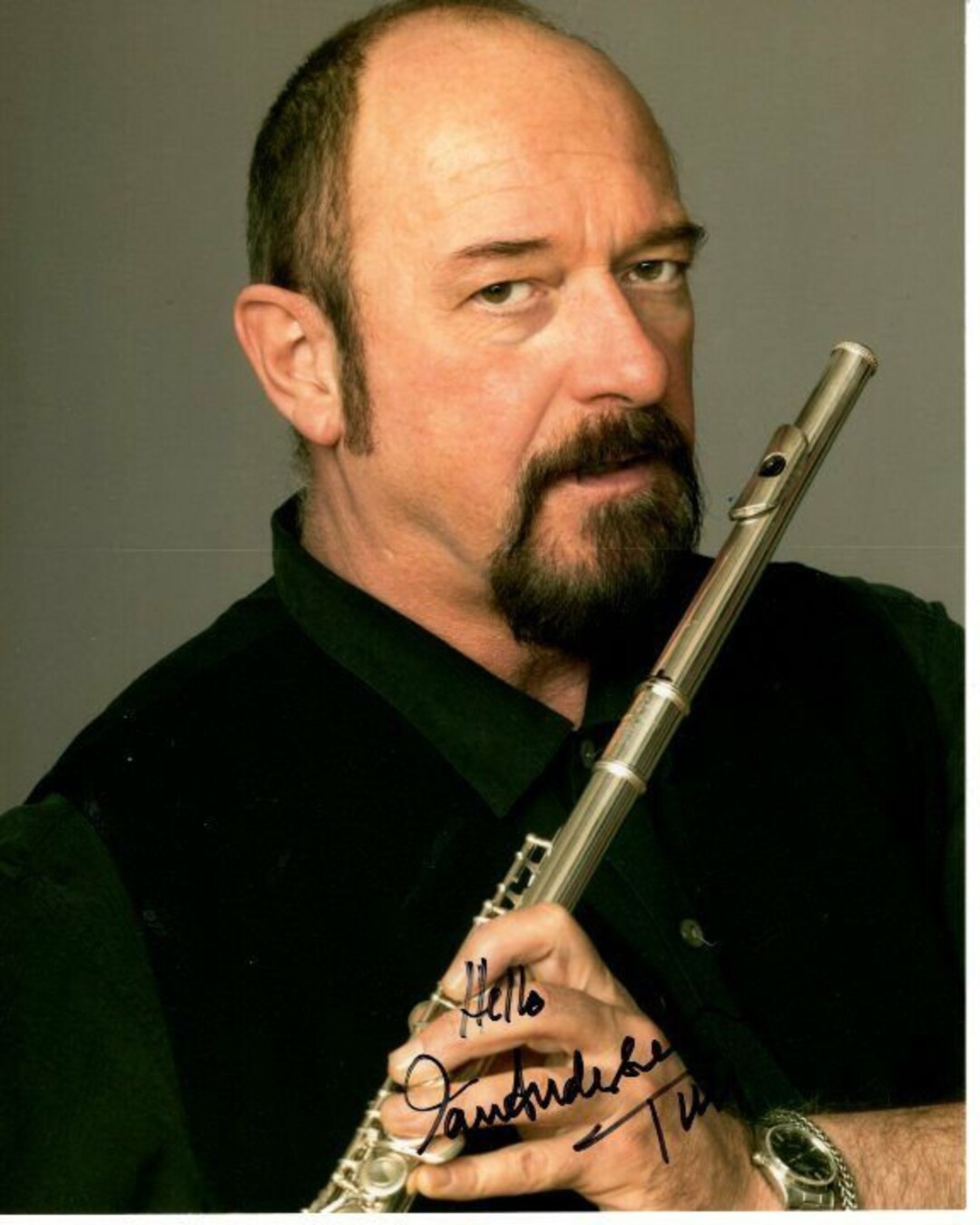 Ian Anderson Signed Jethro Tull Photo W/ Hologram Coa - Etsy