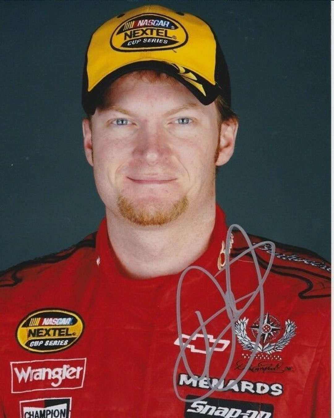 Dale Earnhardt Signed Nascar Photo W/ Hologram Coa - Etsy