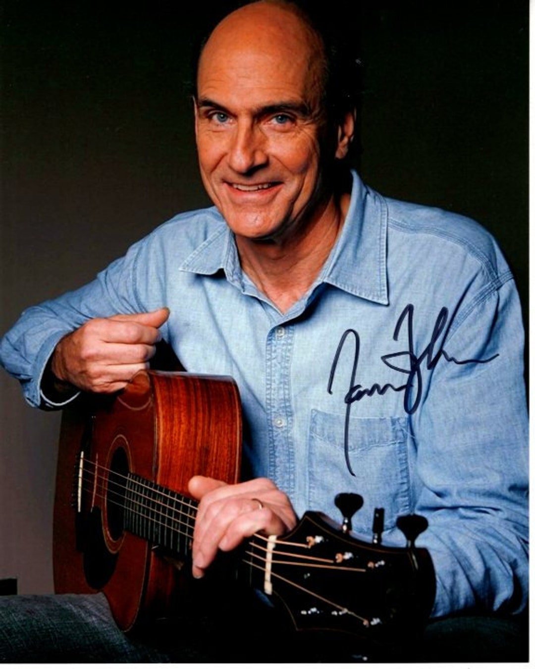 James Taylor Signed 8x10 Photo W/ Hologram Coa - Etsy