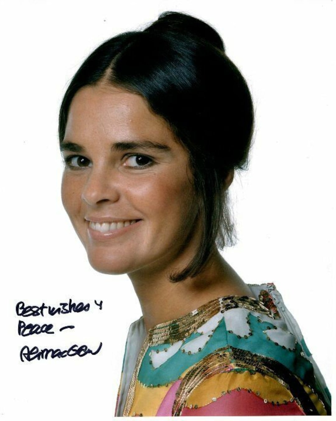 Ali Macgraw Signed 8x10 Photo W/ Hologram Coa - Etsy