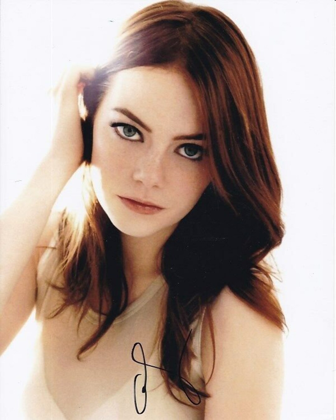Emma Stone Signed Photo W/ Hologram Coa - Etsy