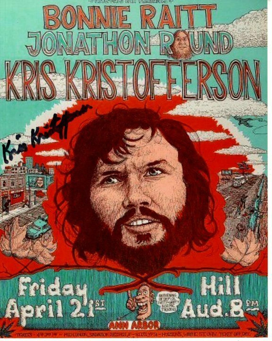 Kris Kristofferson Signed Autographed Photo W/ Hologram Coa - Etsy