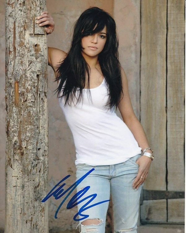 Michelle Rodriguez Signed Photo W/ Hologram Coa - Etsy