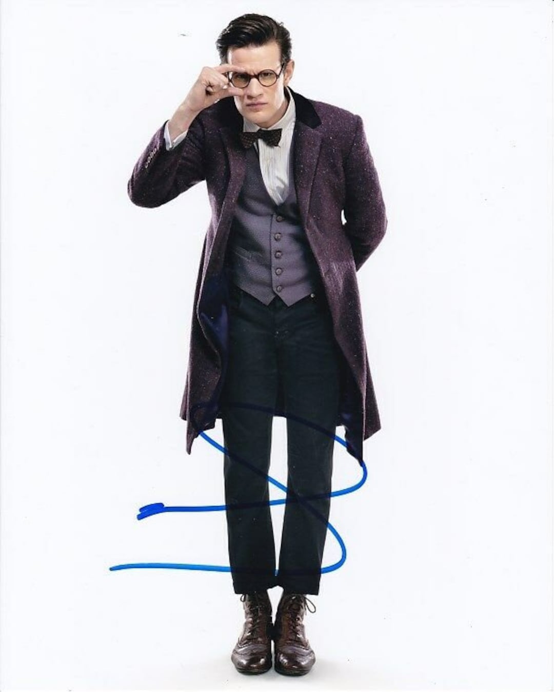 Matt Smith Signed 8x10 Doctor Who Photo W/ Hologram Coa - Etsy