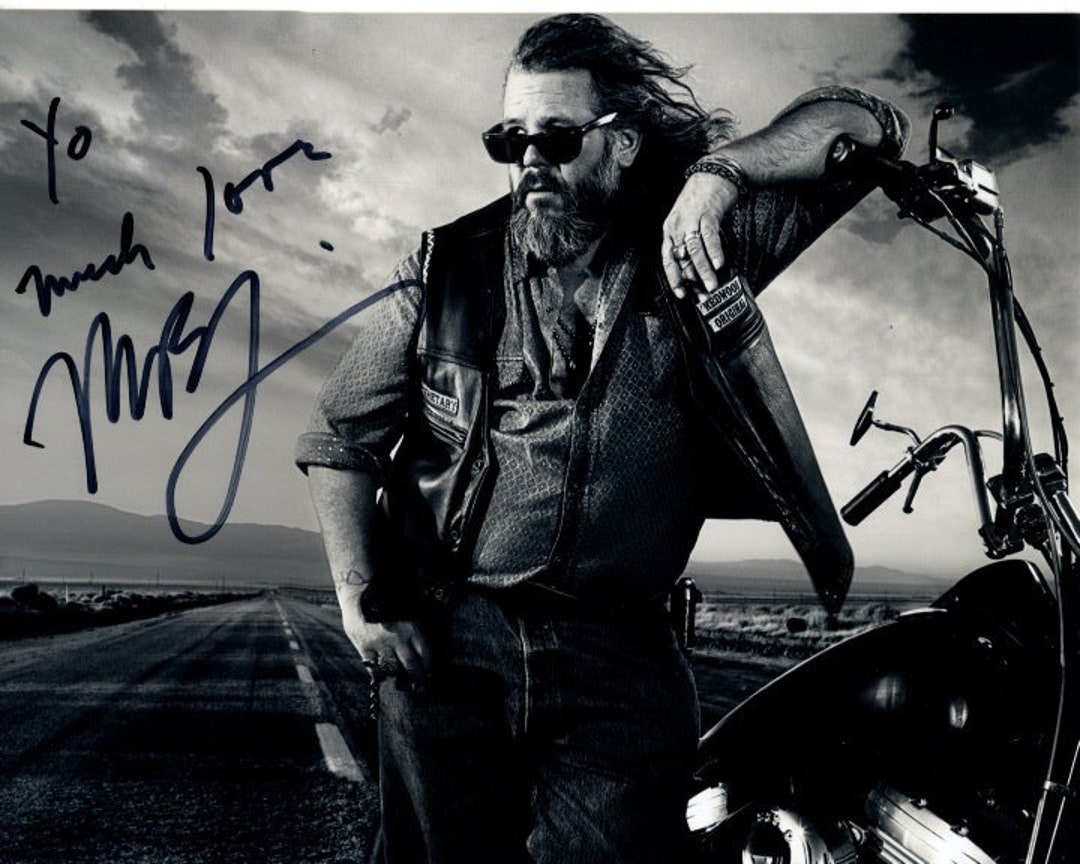 Mark Boone Junior Signed 8x10 Sons of Anarchy Robert Bobby Elvis Munson ...