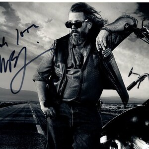 Mark Boone Junior Signed 8x10 Sons of Anarchy Robert Bobby Elvis Munson ...
