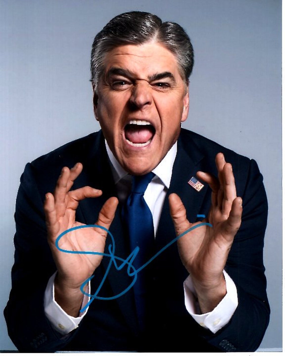 Sean Hannity Signed 8x10 Fox News Photo W/ Hologram Coa - Etsy