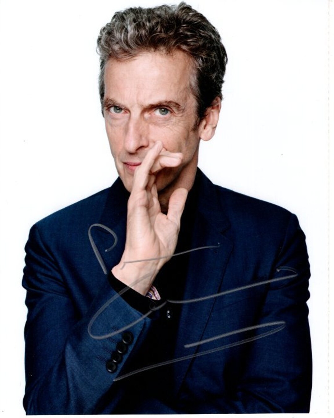 Peter Capaldi Signed 8x10 Photo W/ Hologram Coa ( Doctor Who ) - Etsy