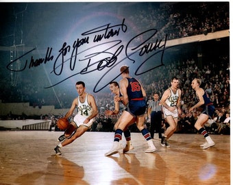 Bob Cousy Signed Autographed 8x10 NBA Boston Celtics Photo - Etsy