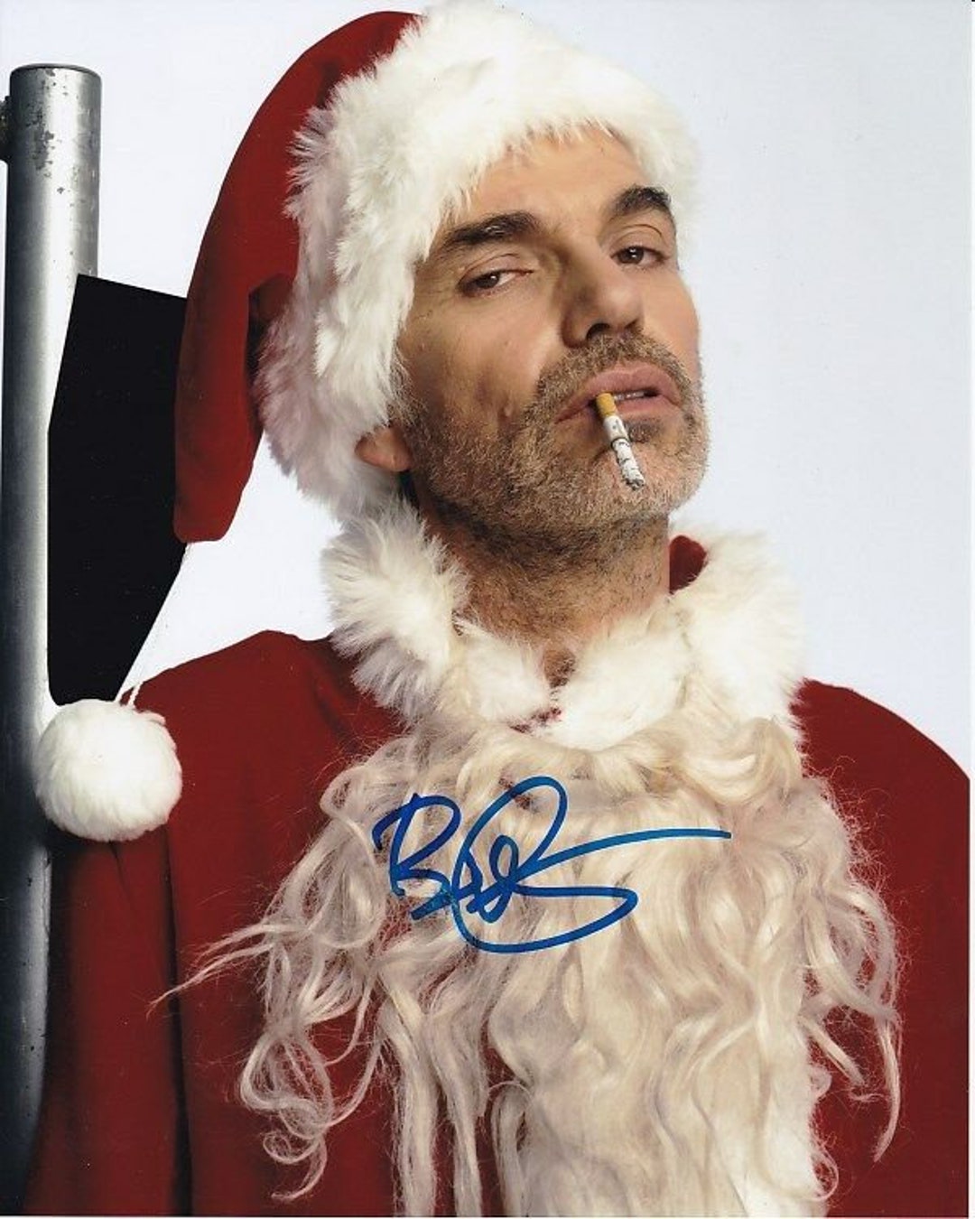 Billy Bob Thornton Signed 8x10 Bad Santa Willie Photo W/ - Etsy