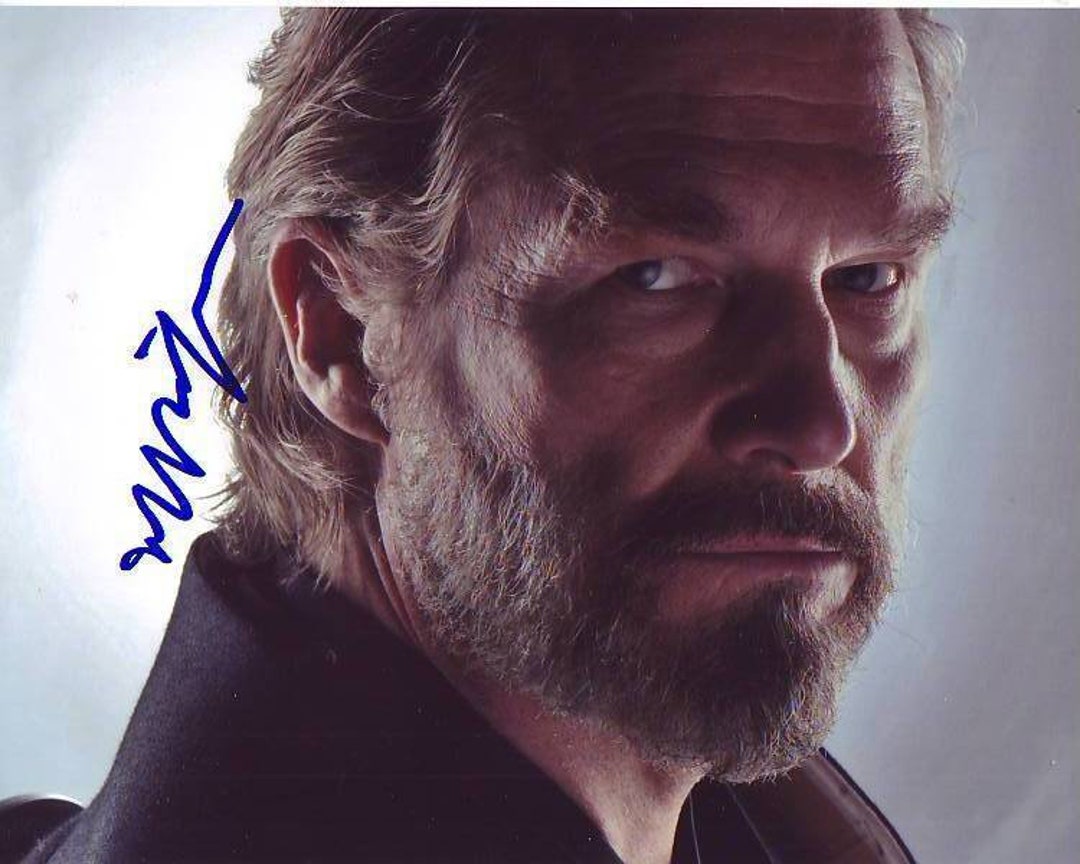 Jeff Bridges Signed 8x10 Photo W/ Hologram Coa - Etsy