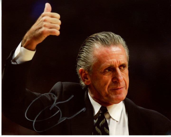 Pat Riley Signed NBA Los Angeles Lakers Photo W/ Hologram Coa - Etsy