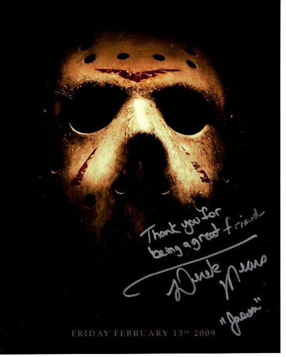 Derek Mears Signed Friday the 13th Jason Voorhees Photo W/ | Etsy
