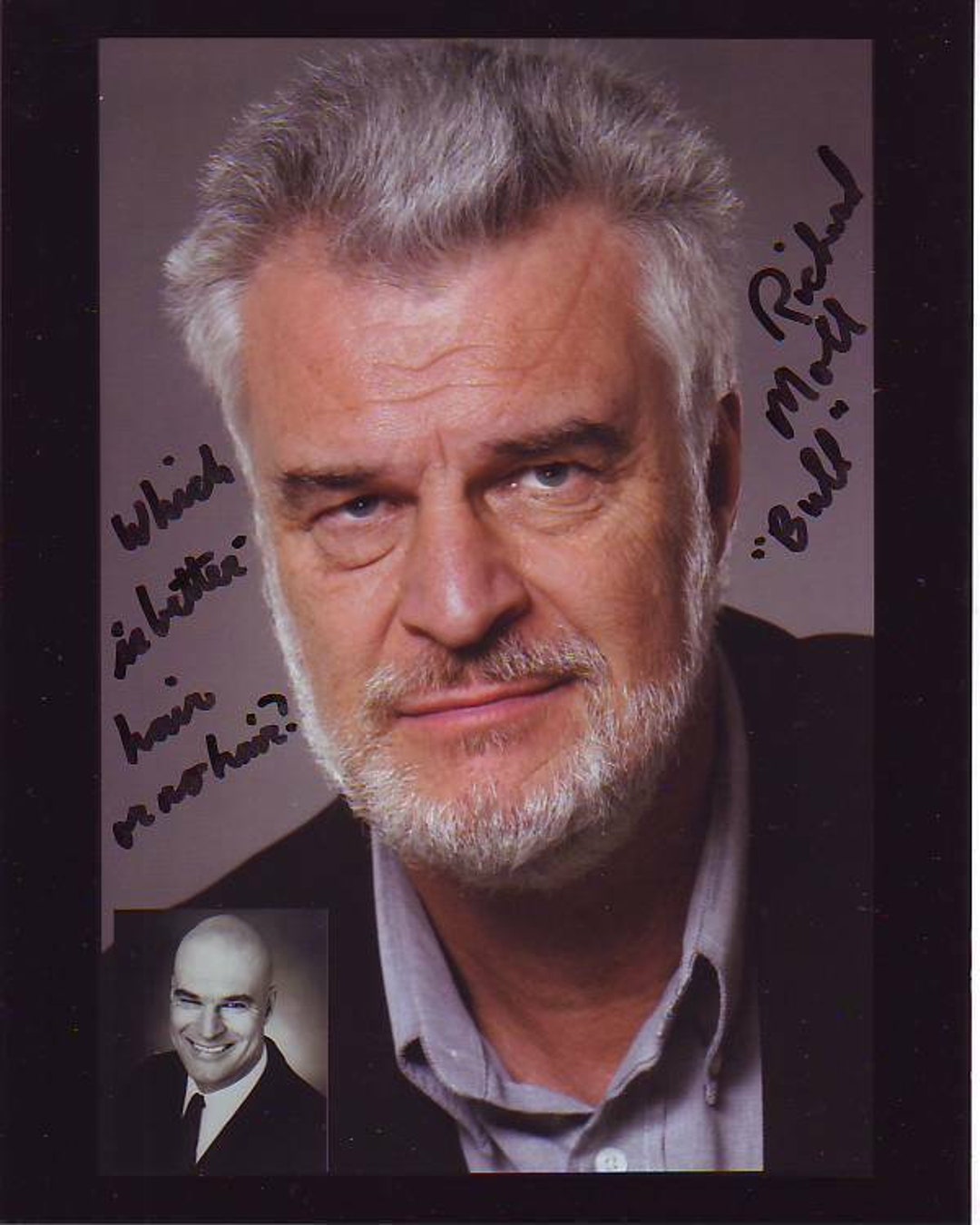 Richard Moll Signed Night Court Photo W/ Hologram Coa Great Content ...