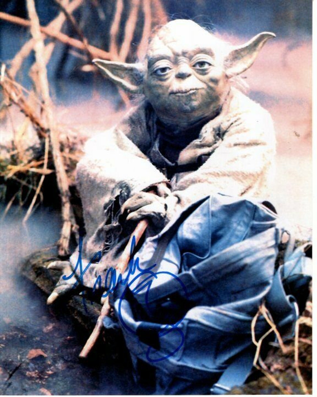 Frank Oz Signed Star Wars Yoda Photo W/ Hologram Coa - Etsy