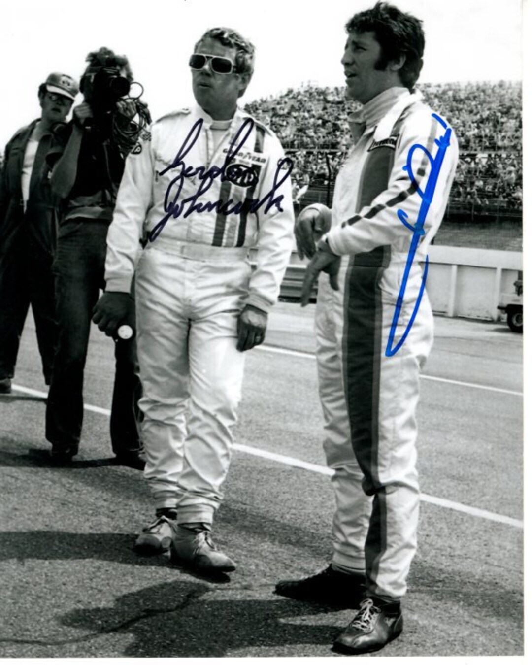 Mario Andretti and Gordon Johncock Signed 8x10 Indy Photo W/ Hologram ...