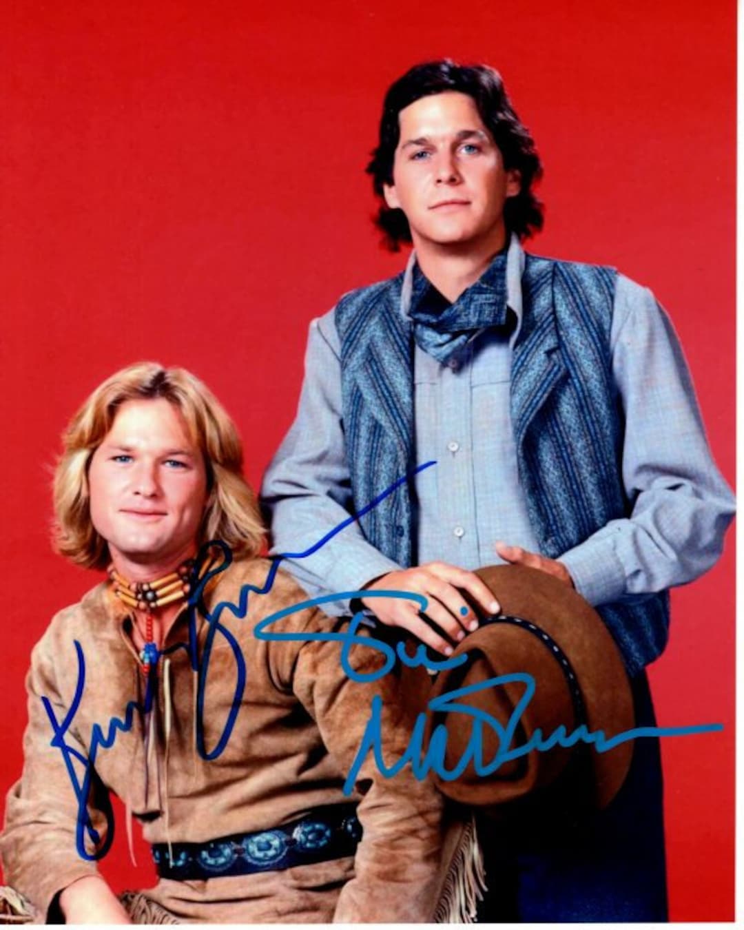 Kurt Russell and Tim Matheson Signed 8x10 the Quest Photo W/ Hologram ...