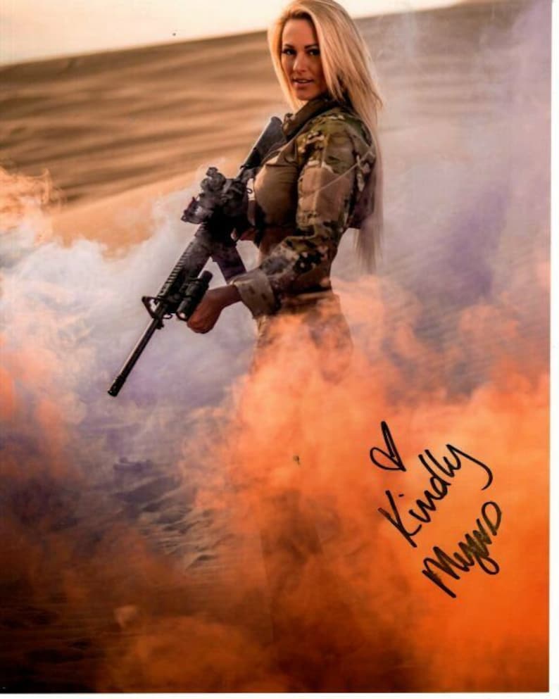 Kindly Myers Signed Sexy Military Photo W/ Hologram Coa - Etsy