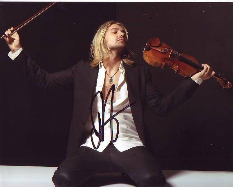 David Garrett Signed Photo W/ Hologram Coa - Etsy