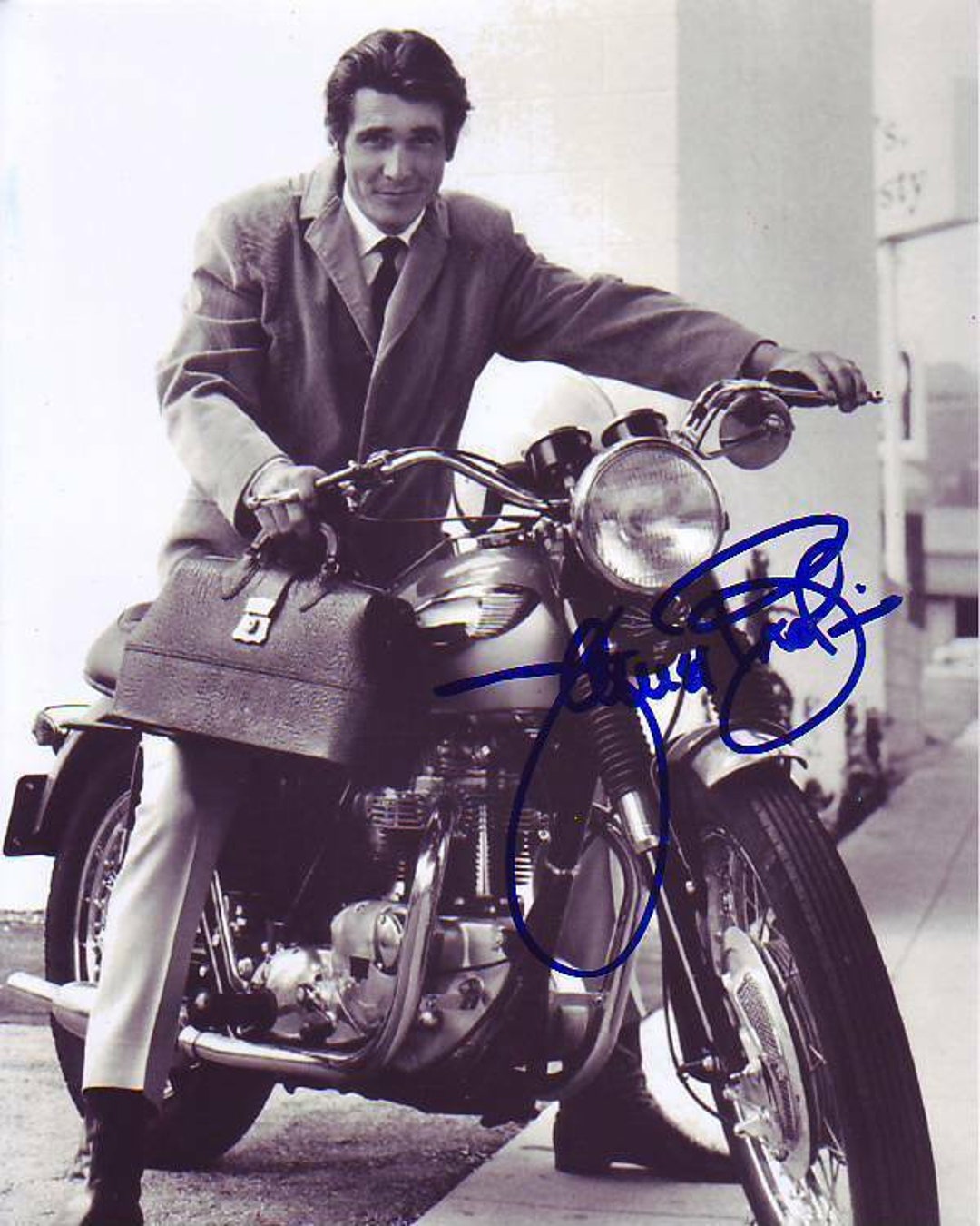 James Brolin Signed Motorcycle Photo W/ Hologram Coa - Etsy