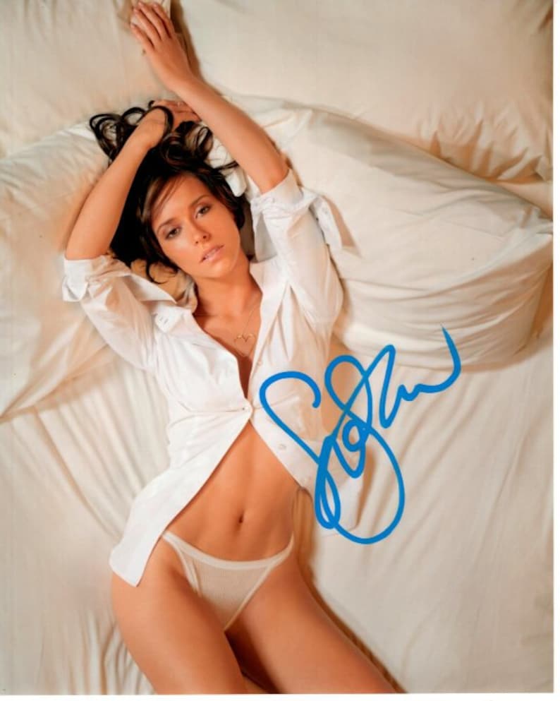 Jennifer Love Hewitt Signed 8x10 Sexy Lingerie Photo W Hologram Coa Etsy