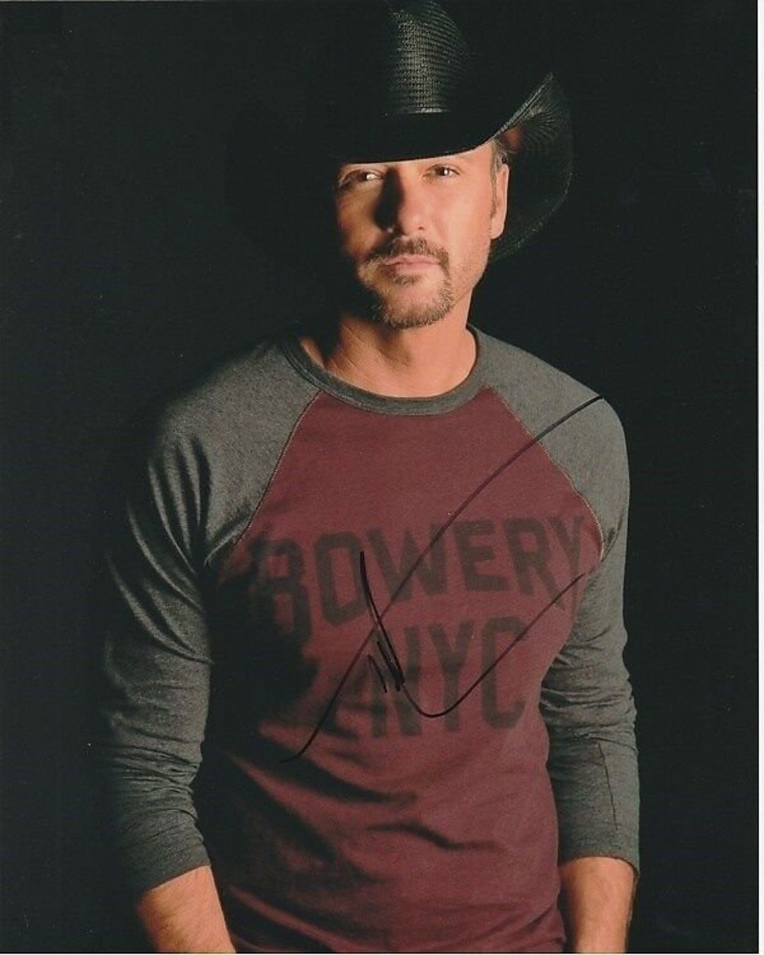 Tim Mcgraw Signed 8x10 Photo W/ Hologram Coa - Etsy