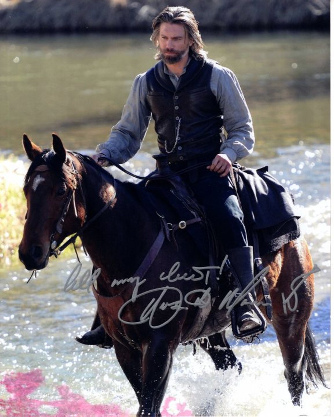 Anson Mount Signed 8x10 Hell on Wheels Cullen Bohannan Photo W ...