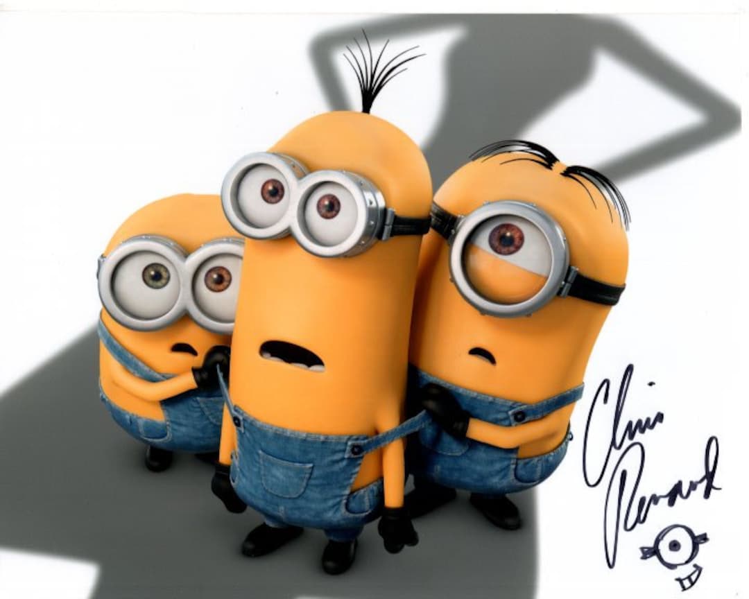 Chris Renaud Signed 8x10 Minions Photo W/ Hologram Coa - Etsy