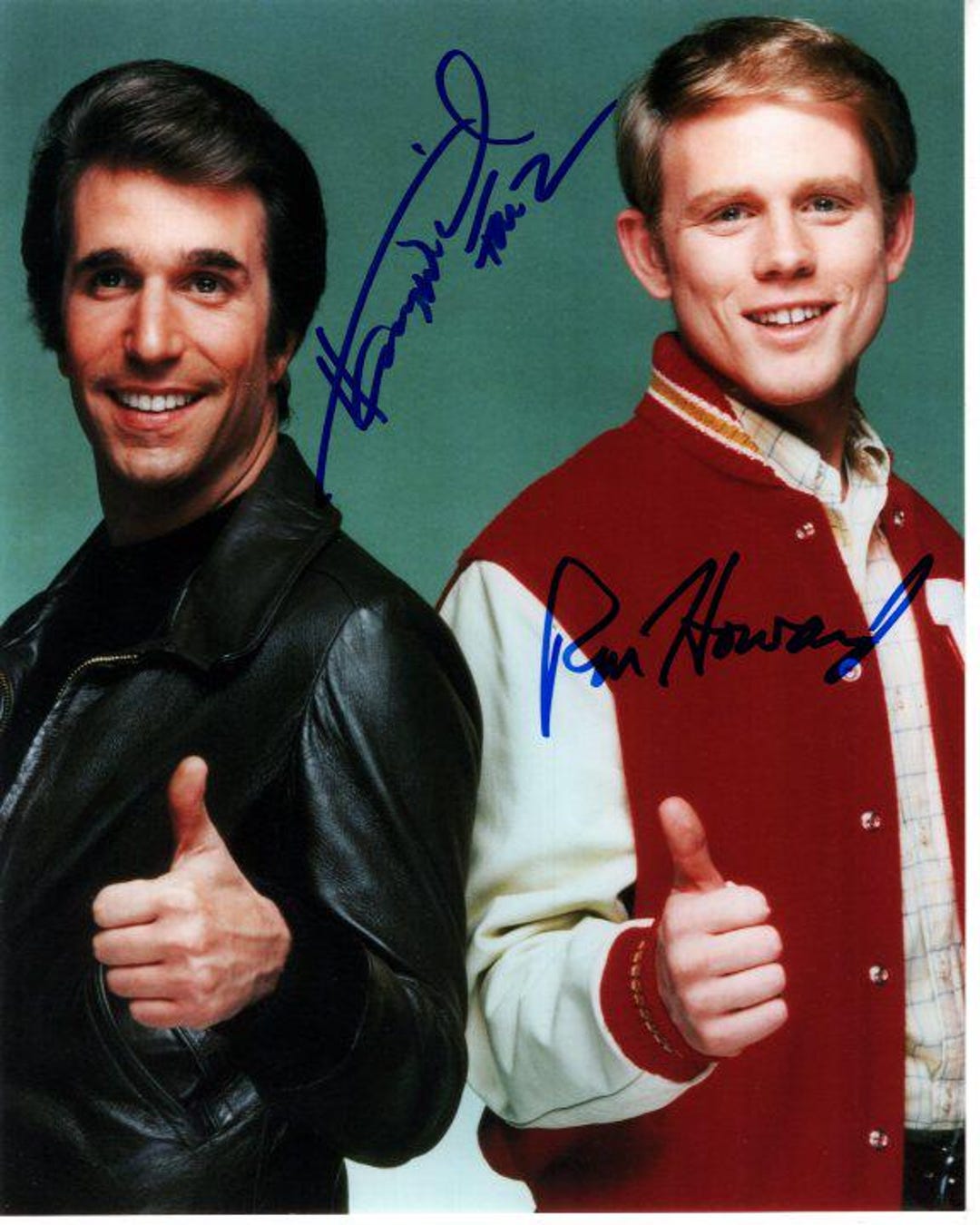 Ron Howard & Henry Winkler Signed 8x10 Happy Days Photo W/ Hologram Coa ...