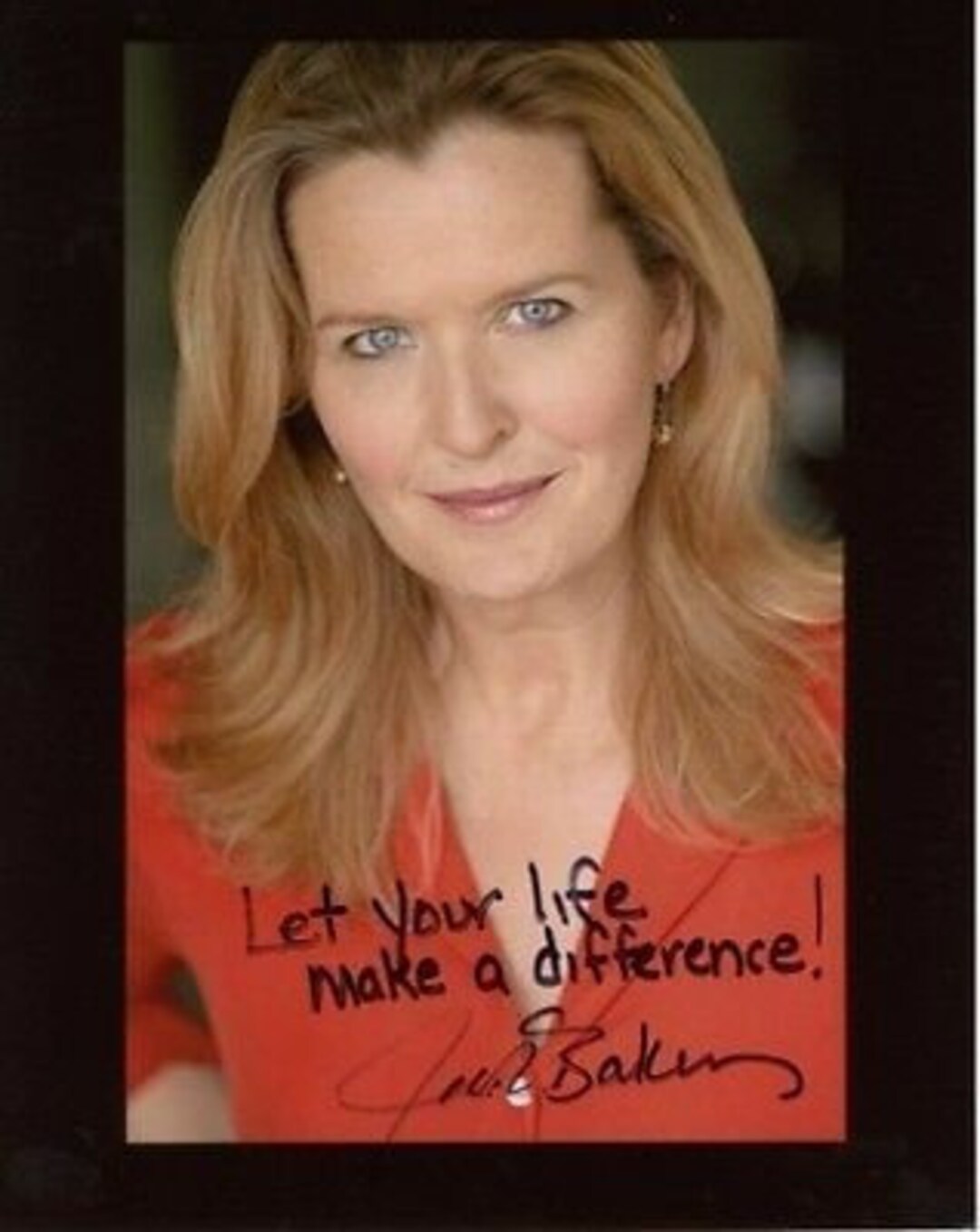Jordan Baker Signed 8x10 Photo W/ Hologram Coa W/ Quote - Etsy