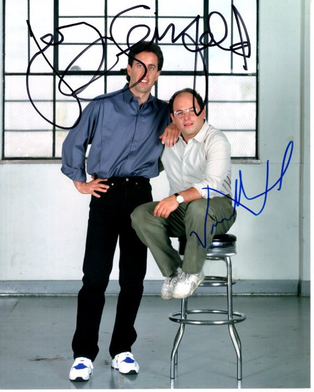 Jerry Seinfeld and Jason Alexander Signed 8x10 Photo W/ Hologram Coa - Etsy