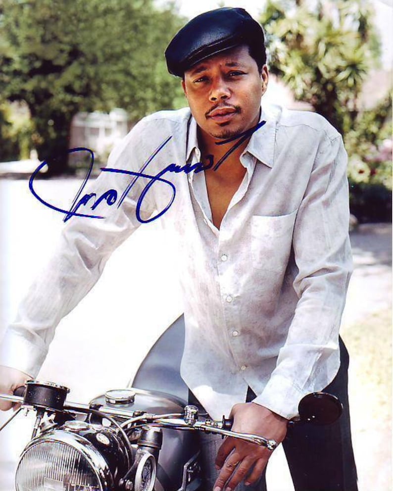 Terrence Howard Signed Motorcycle Photo W/ Hologram Coa - Etsy