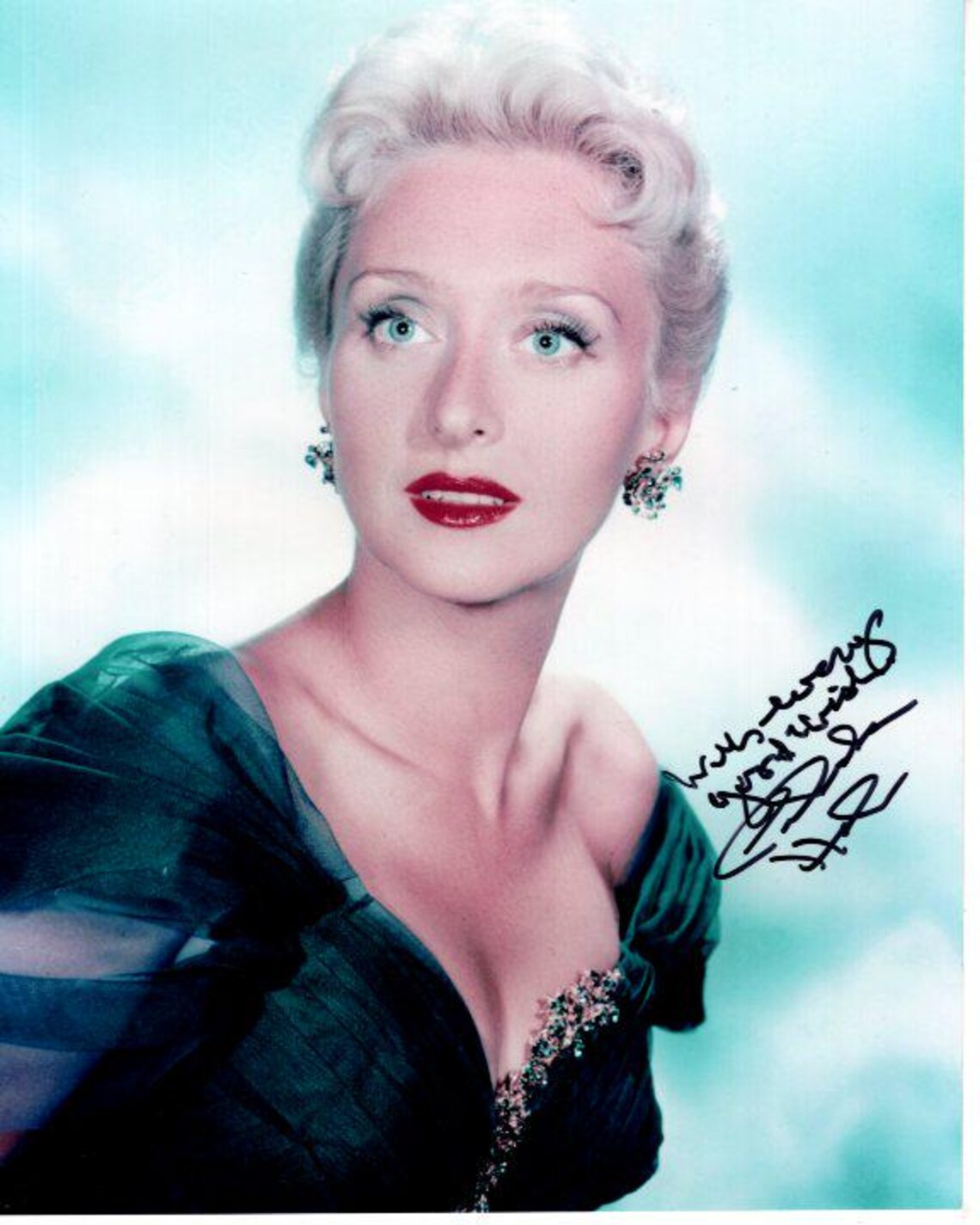 Celeste Holm Signed 8x10 Photo W/ Hologram Coa - Etsy