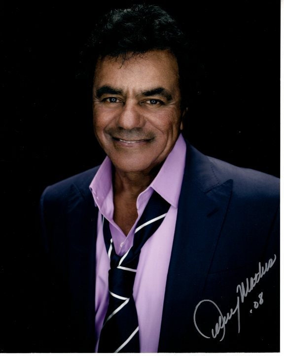 Johnny Mathis Signed 8x10 Photo W/ Hologram Coa - Etsy