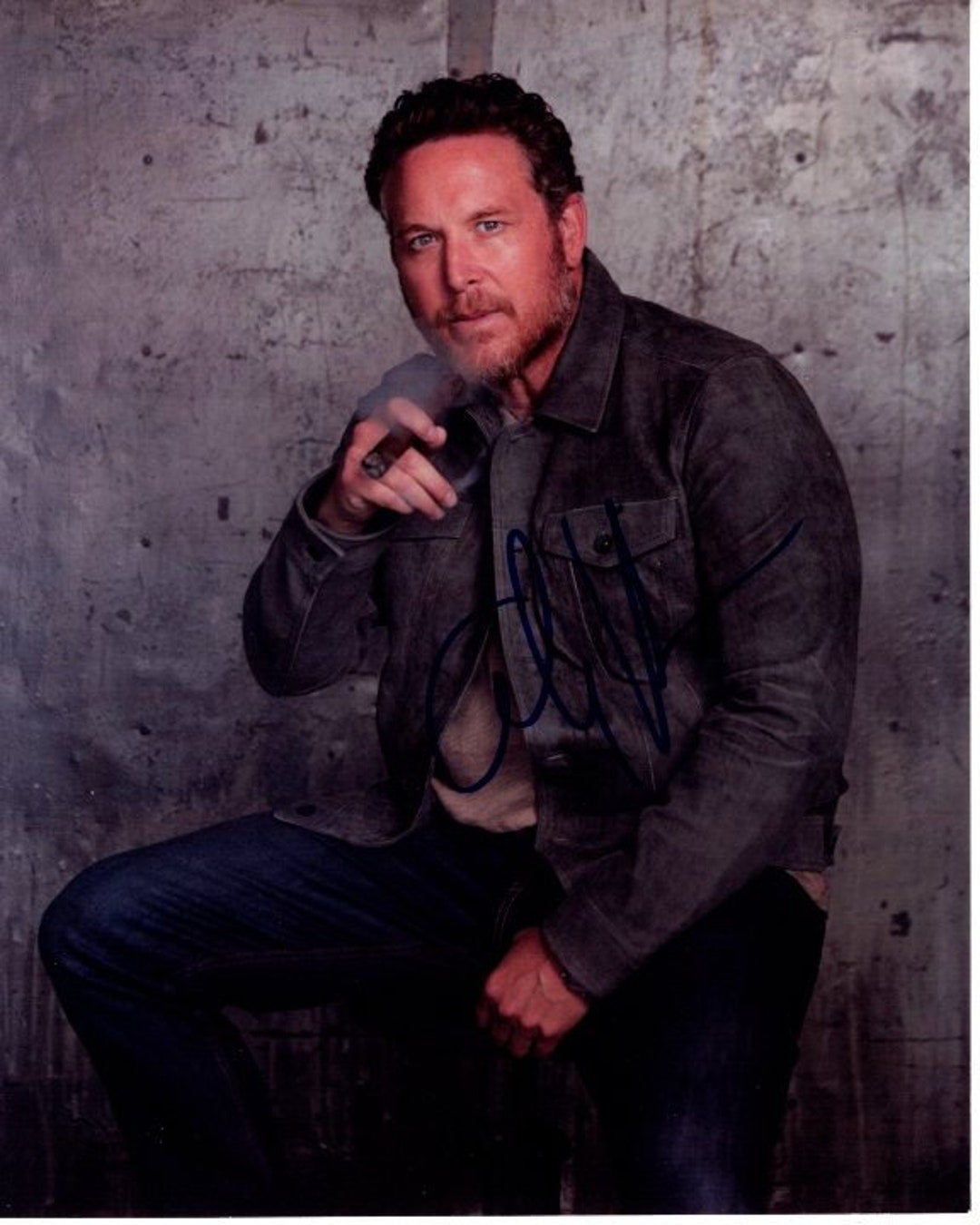 Cole Hauser Signed 8x10 Yellowstone Rip Photo W Hologram Coa Etsy